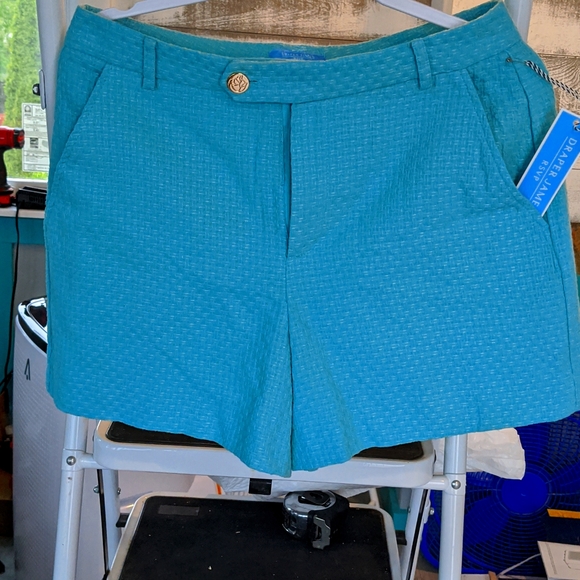 Draper James | Shorts | Draper James Rsvp Wm 2 Turquoise Basket Weave ...